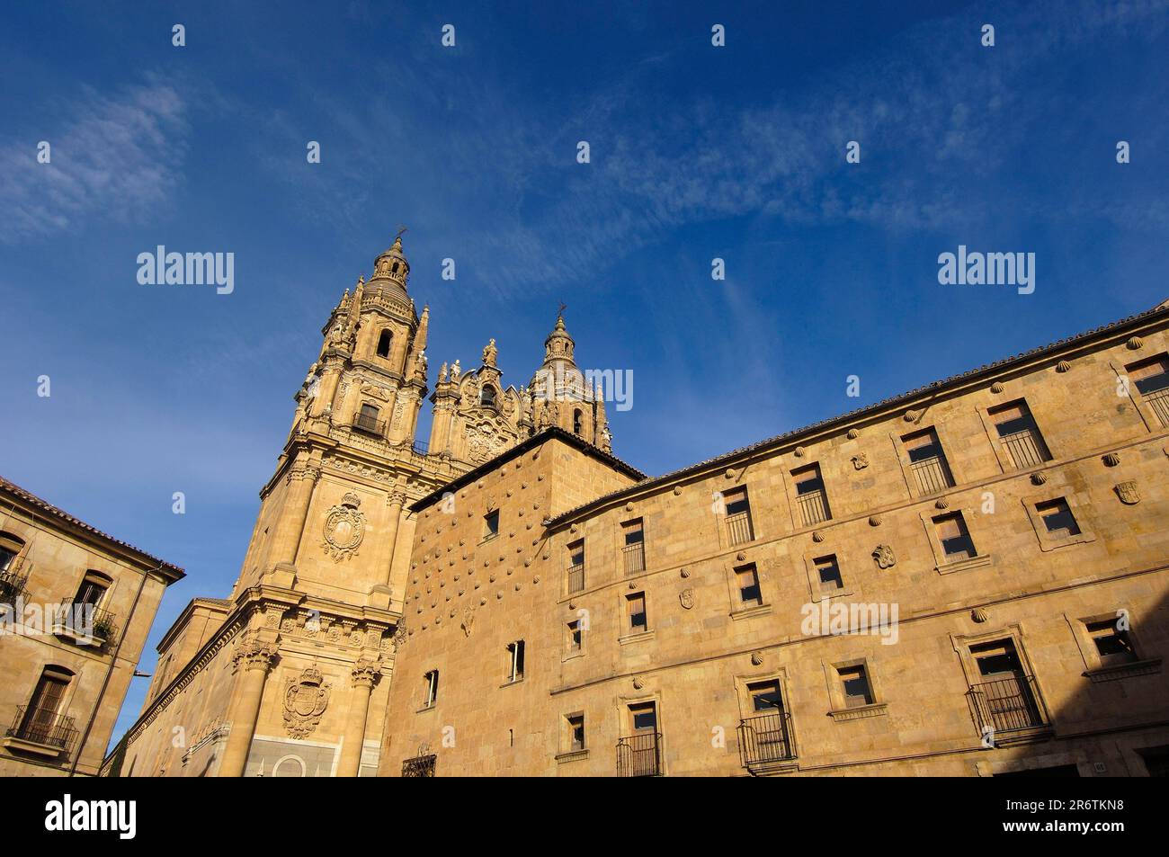 Baroque Jesuit monastery La Clerecia, Casa de las Conchas, Salamanca ...