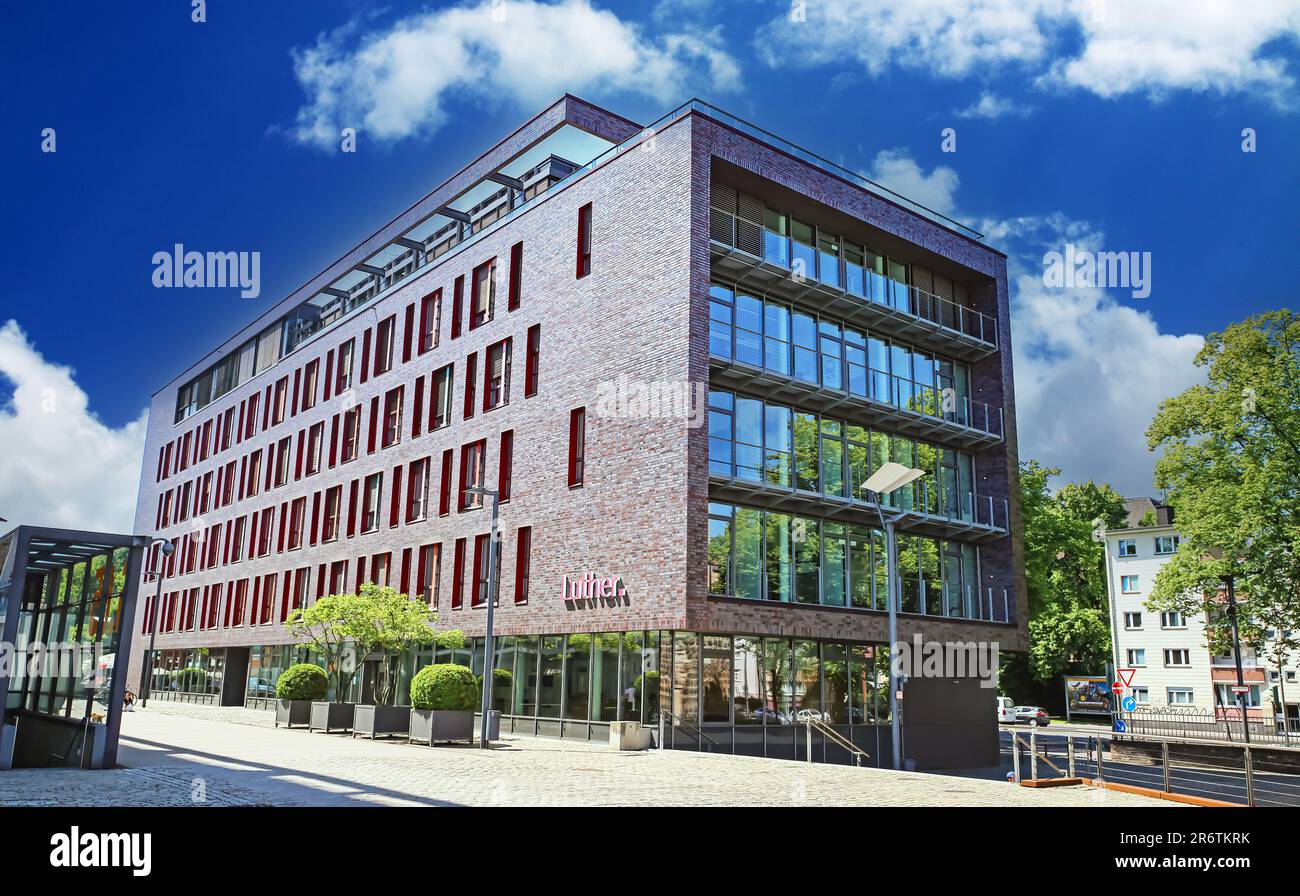 Cologne (Köln, Rheinauhafen), Germany - June 6. 2023: Modern office ...