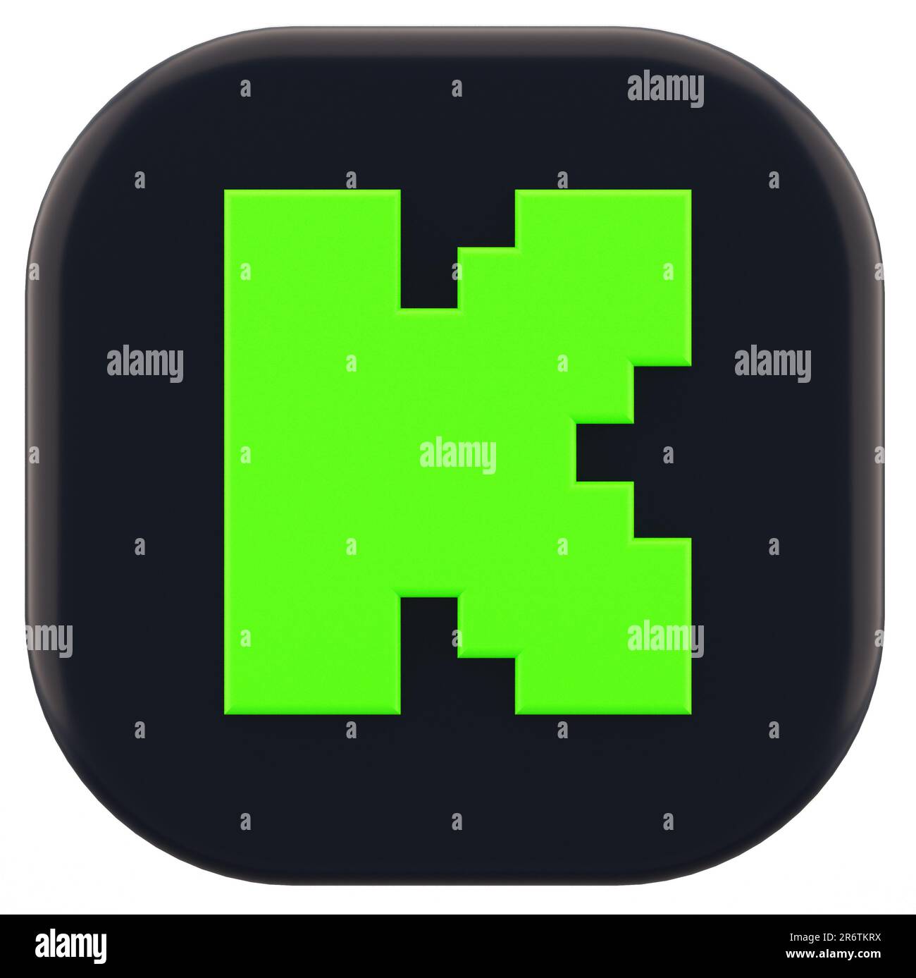 Valencia, Spain - June, 2023: Kick isolated logo app icon on white ...