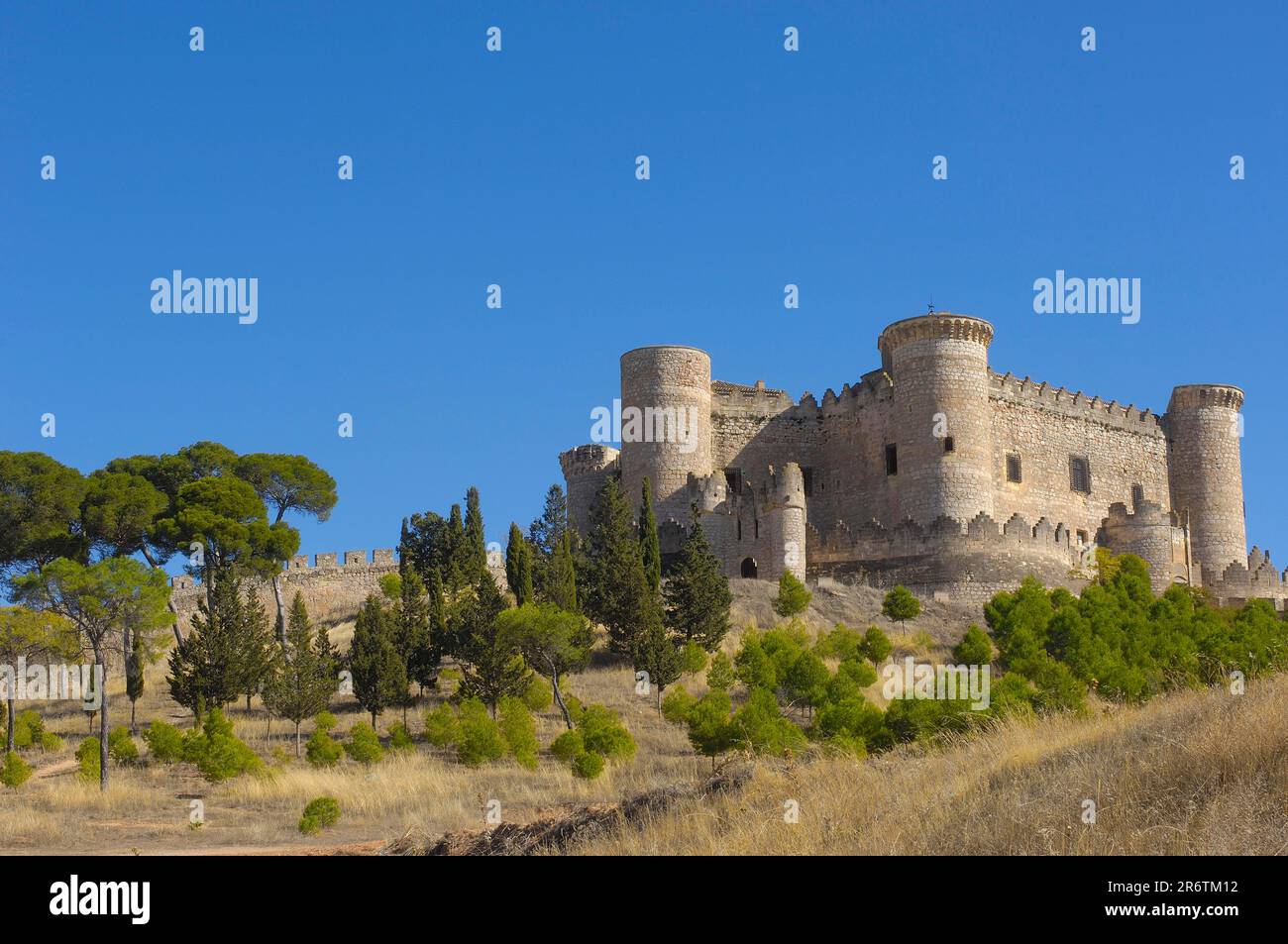 Belmonte Castle, Cuenca Province, La Mancha, Spain Stock Photo - Alamy