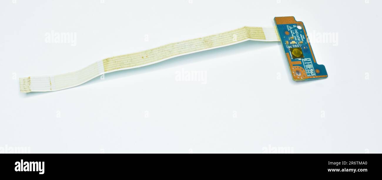 UL Indicator Circuit Board for laptop on white background Stock Photo ...
