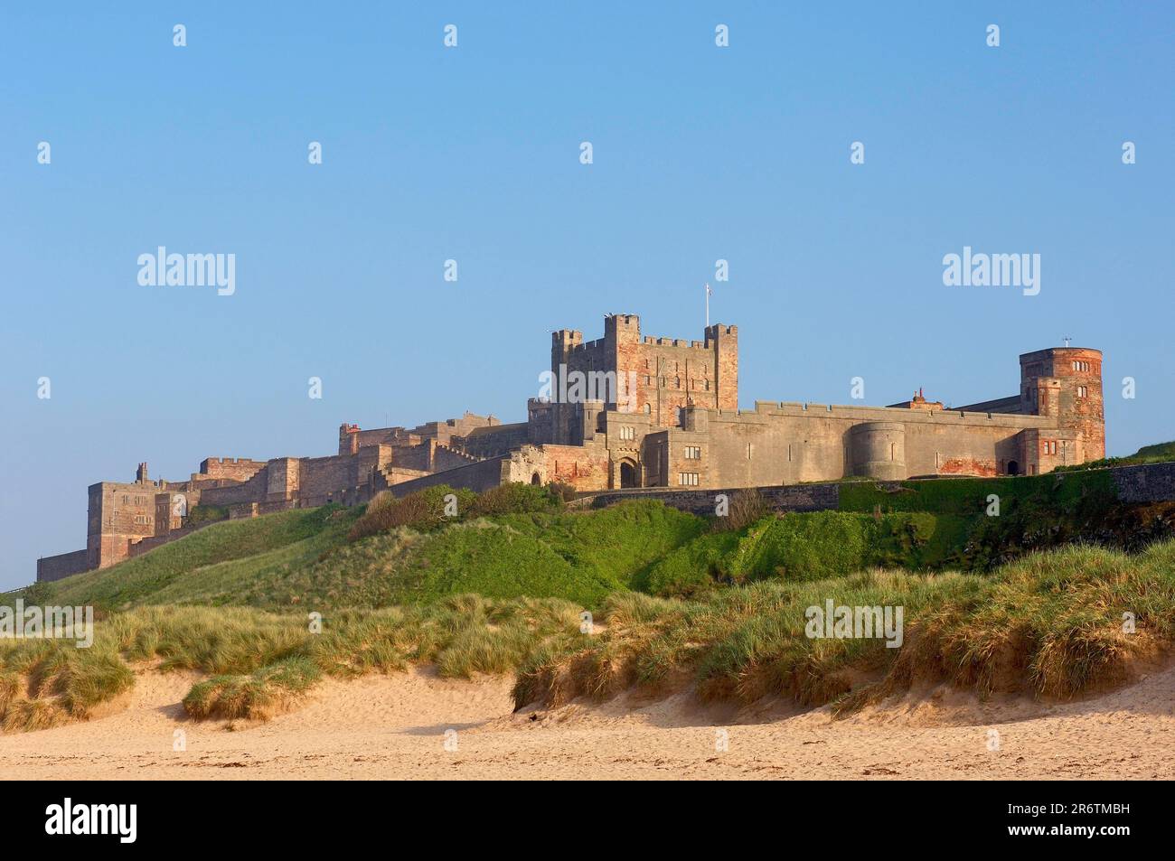 Bamburgh Castle, Northumberland, England, Bamburgh Castle Stock Photo ...