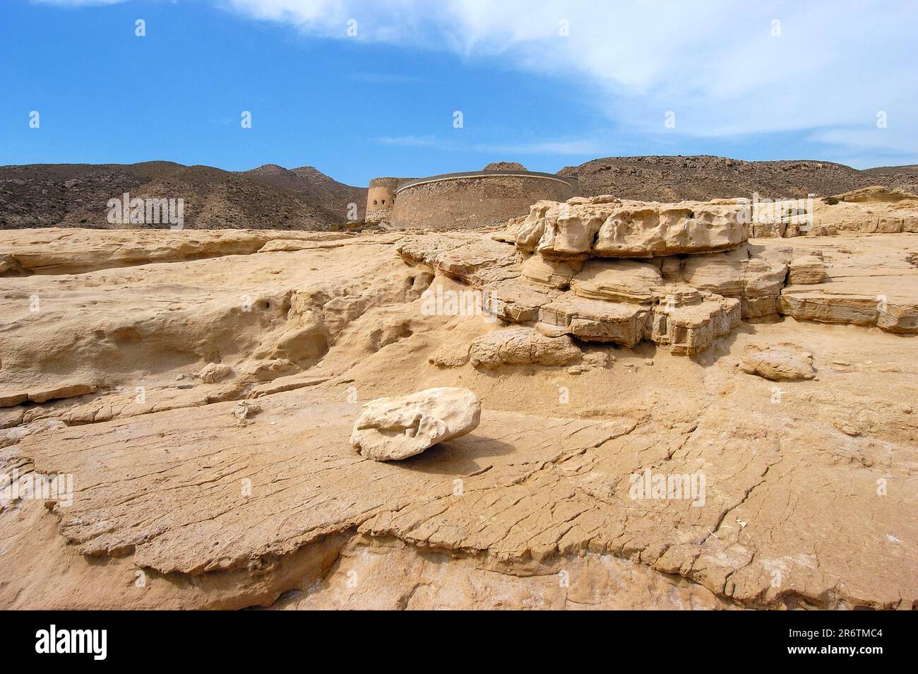Castillo de San Ramon, Rodalquilar, Cabo de Gata Natural Park, Nijar ...