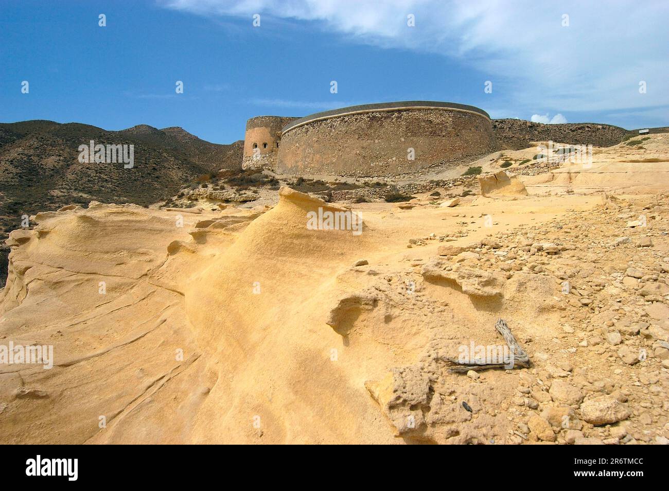 Castillo de San Ramon, Rodalquilar, Cabo de Gata Natural Park, Nijar ...