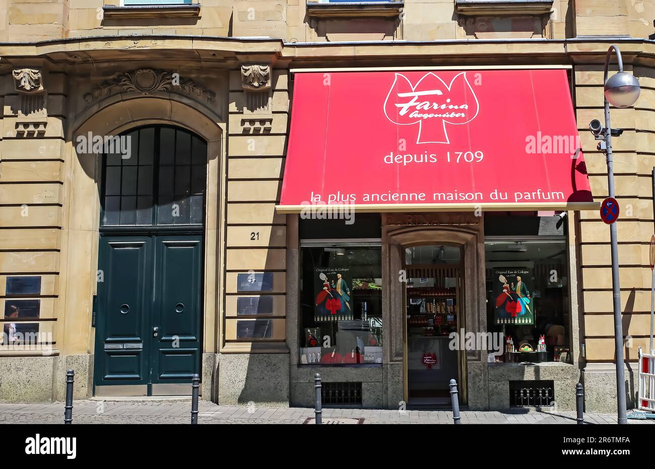 Cologne (Köln), Germany - June 6. 2023: Building of world's oldest eau ...