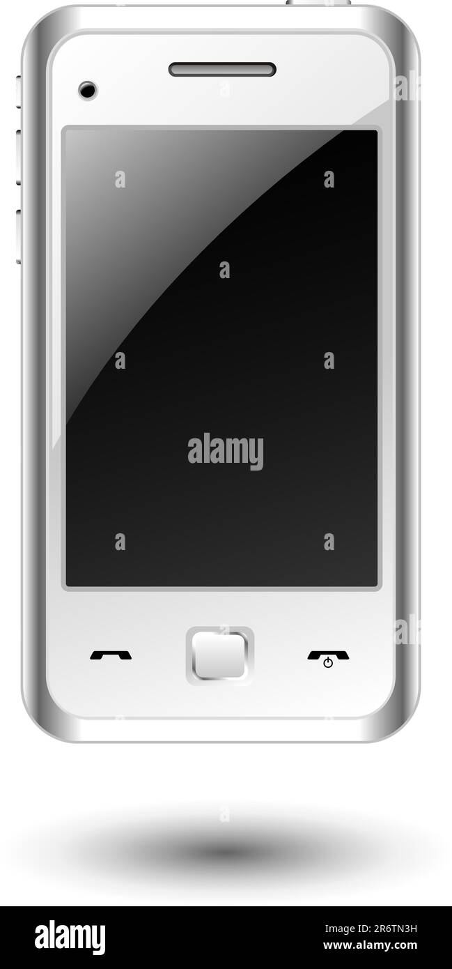 Mobile phone editable vector illustration Stock Vector Image & Art - Alamy