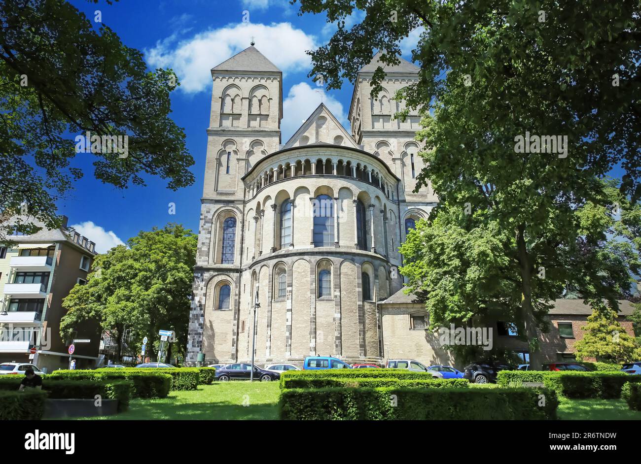 Cologne (Köln), Germany - June 6. 2023: Beautiful romanesque ...