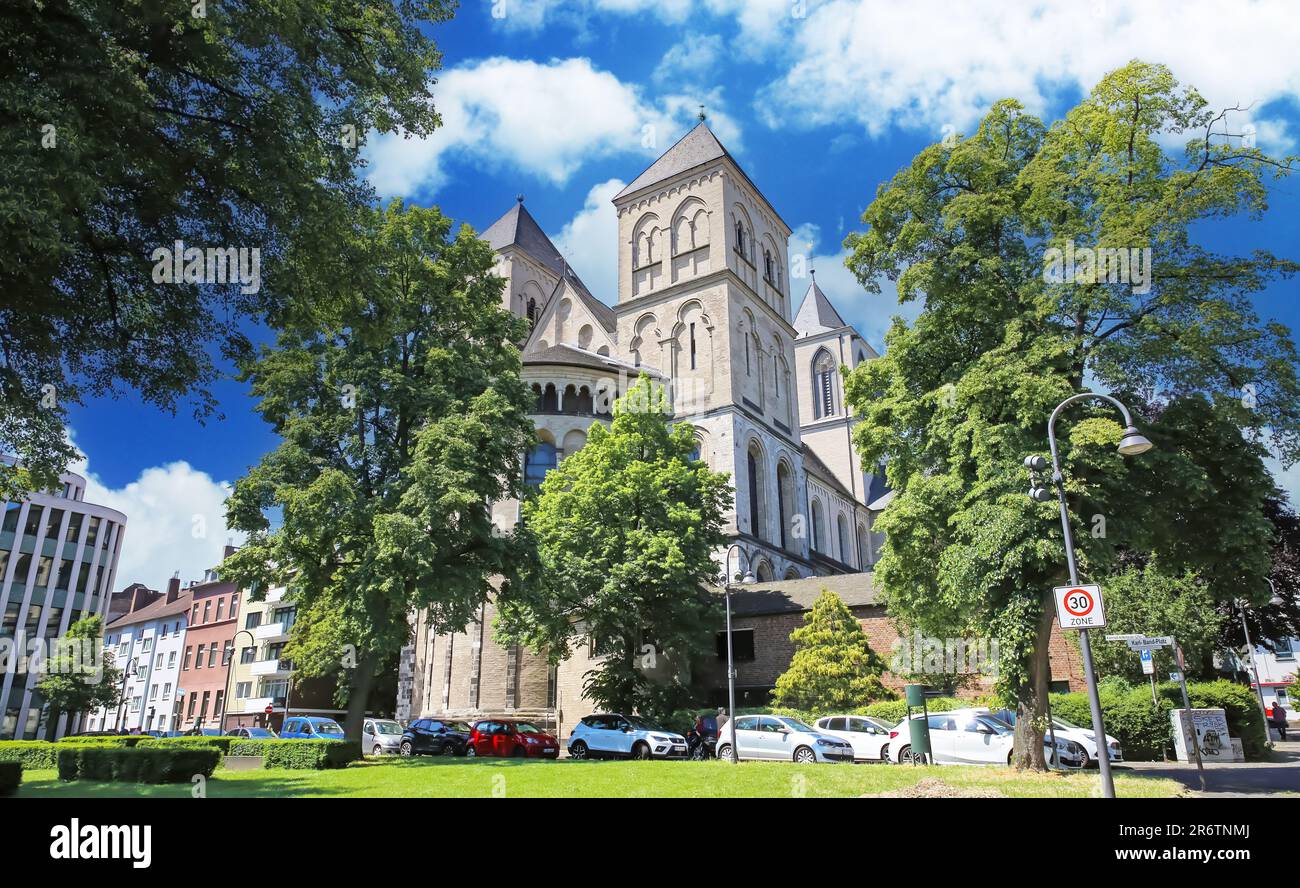 Cologne (Köln), Germany - June 6. 2023: Beautiful romanesque ...