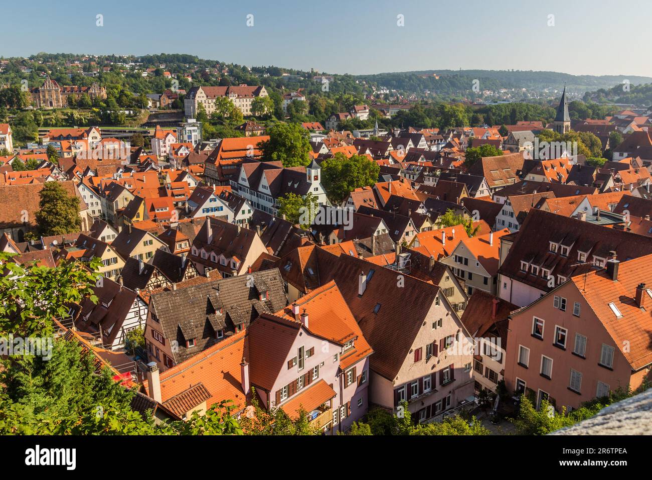 Aerial view of Tubingen, Germany Stock Photo - Alamy