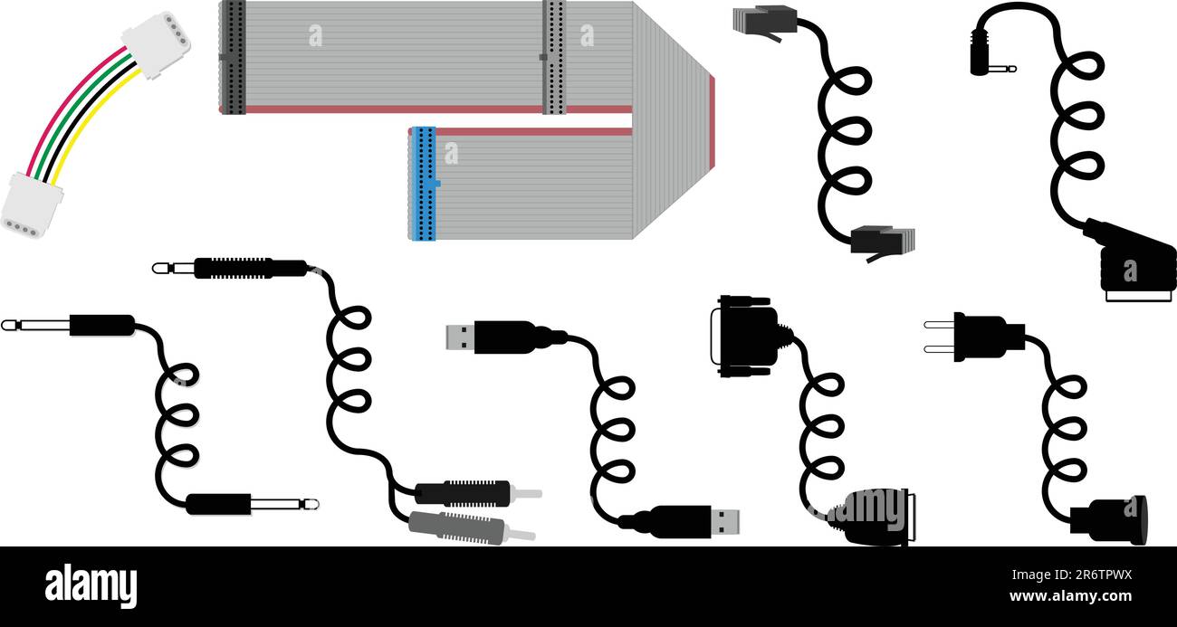cable vector illustration Stock Vector Image & Art - Alamy
