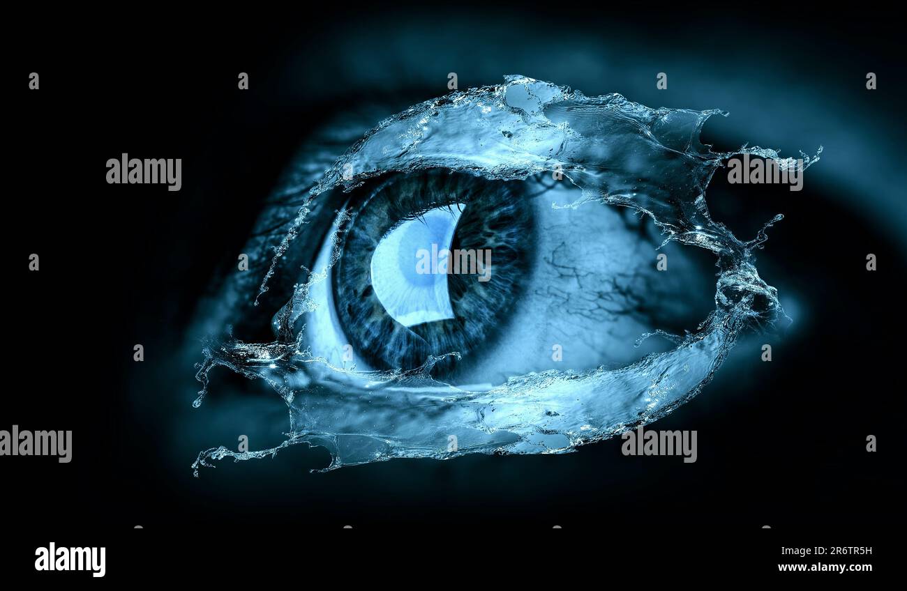 Macro image of human eye Stock Photo - Alamy