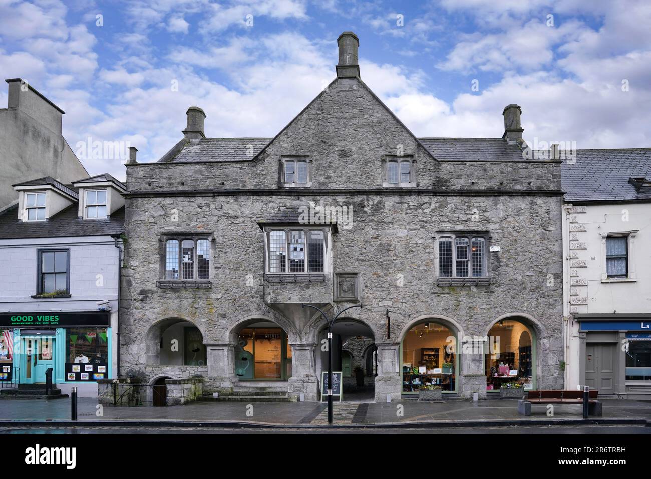 Historic Rothe House, built in the 1500s, on a main shopping street in ...