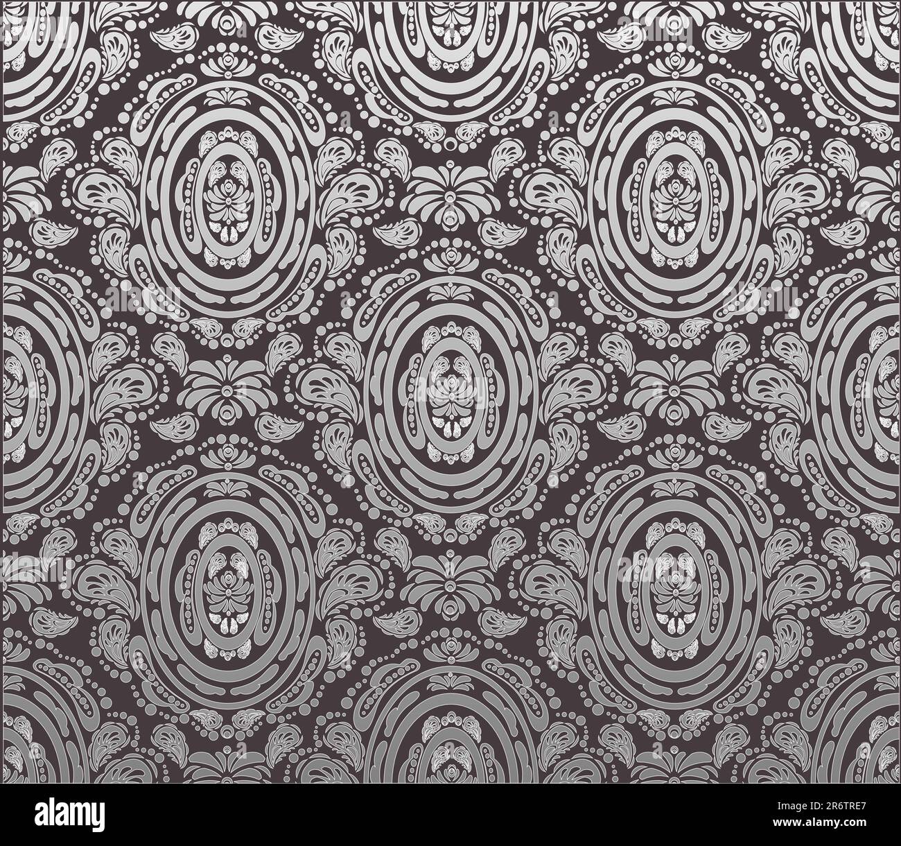 Silver antique ornate victorian Stock Vector Images - Alamy