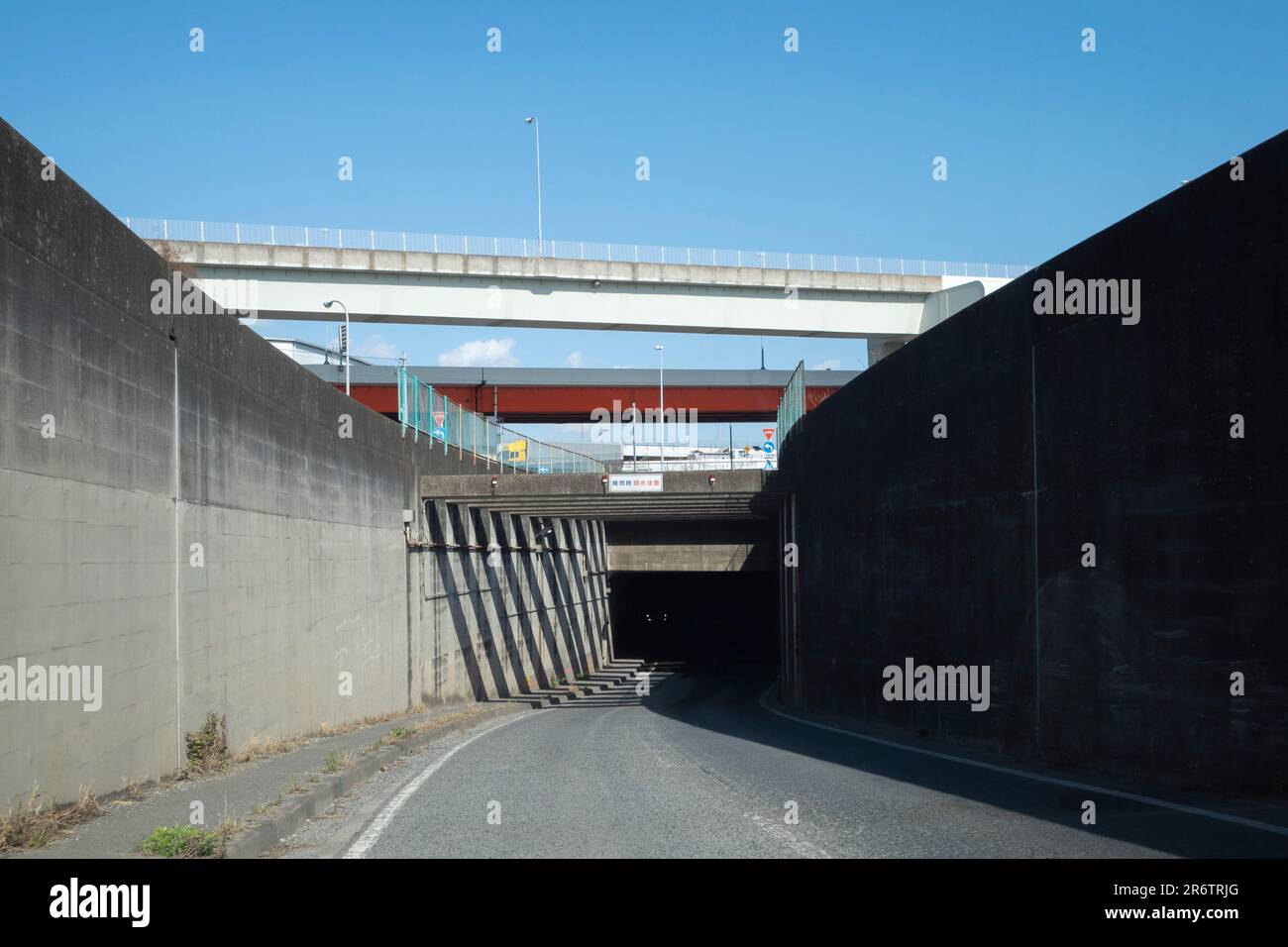 Saitama Prefecture, Japan. 20th Mar, 2023. Tunnel infrastructure along ...
