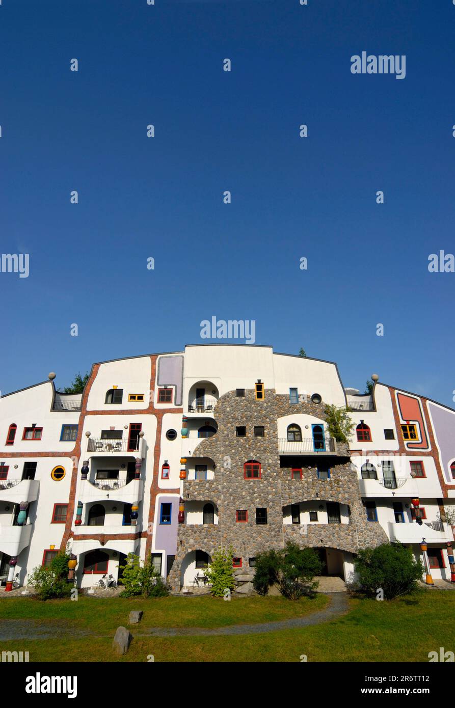 Stone house, building of the Thermal and Wellness Hotel Rogner, Bad ...