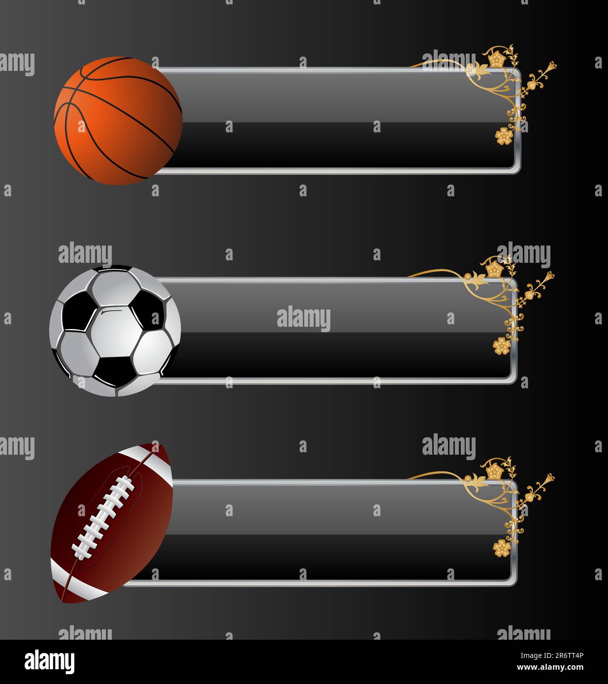 Football banners Stock Vector Images - Alamy