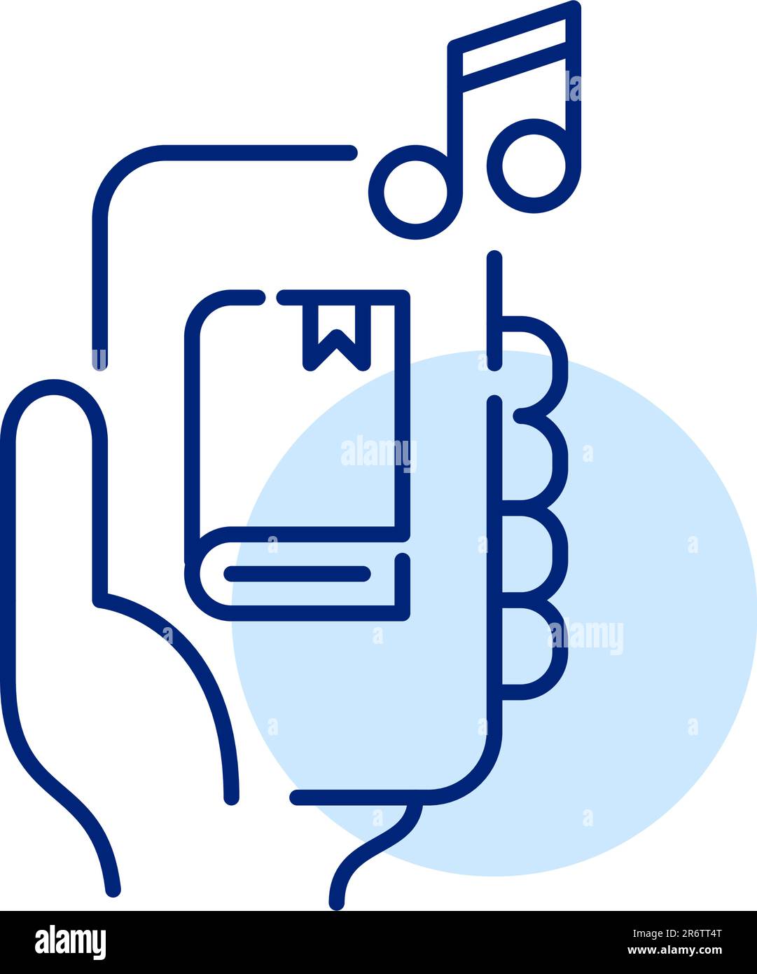 Mobile app for listening to audiobooks. Digital library access. Pixel ...