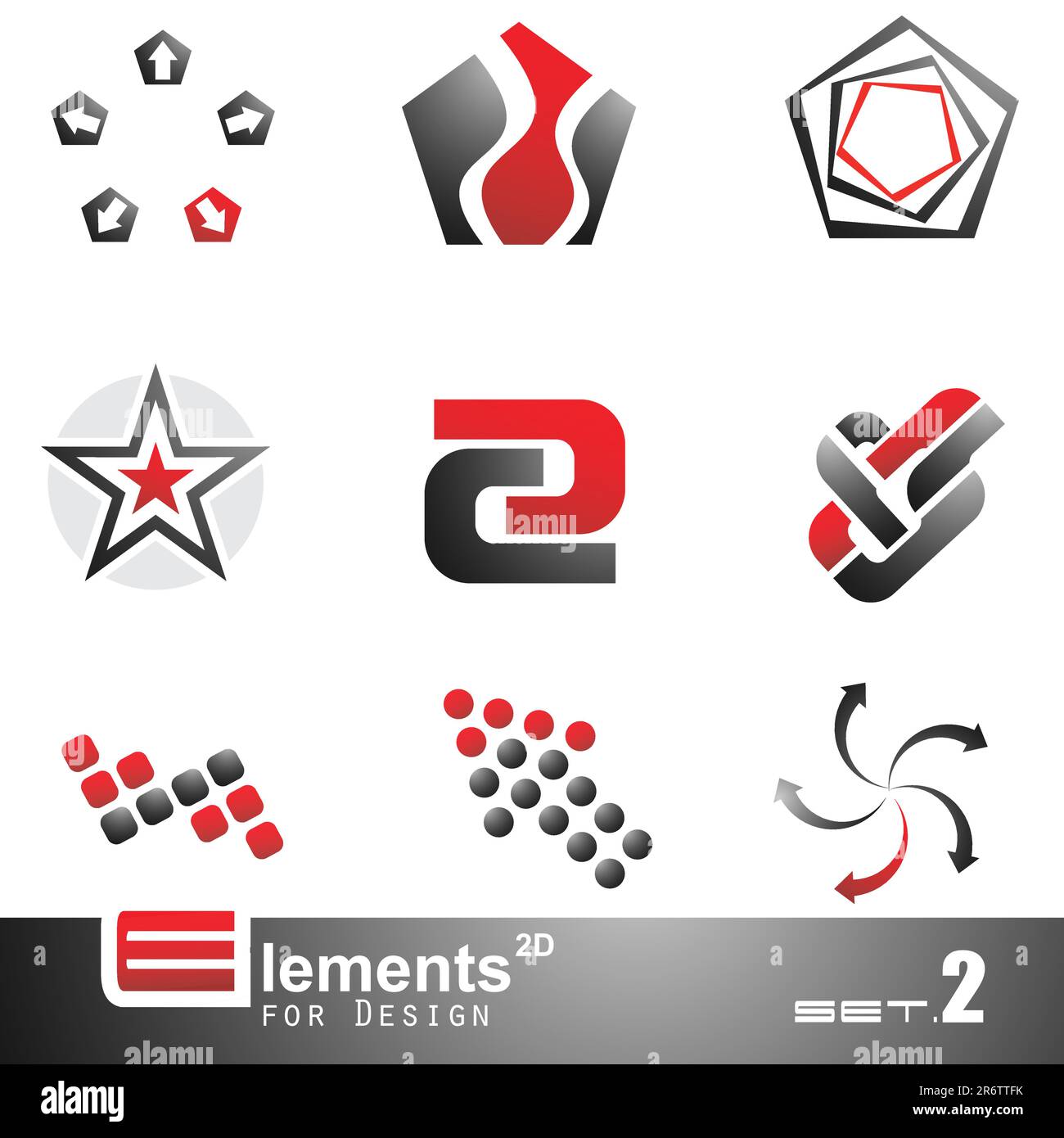 2 2d Stock Vector Images - Alamy