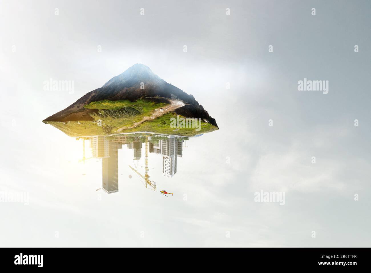 My new development project . Mixed media Stock Photo - Alamy