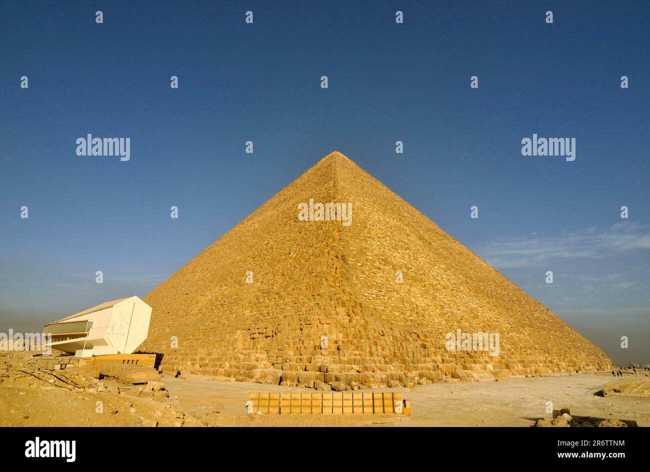Cheops Pyramid, Giza, near Cairo, Pyramids of Giza, Egypt Stock Photo ...