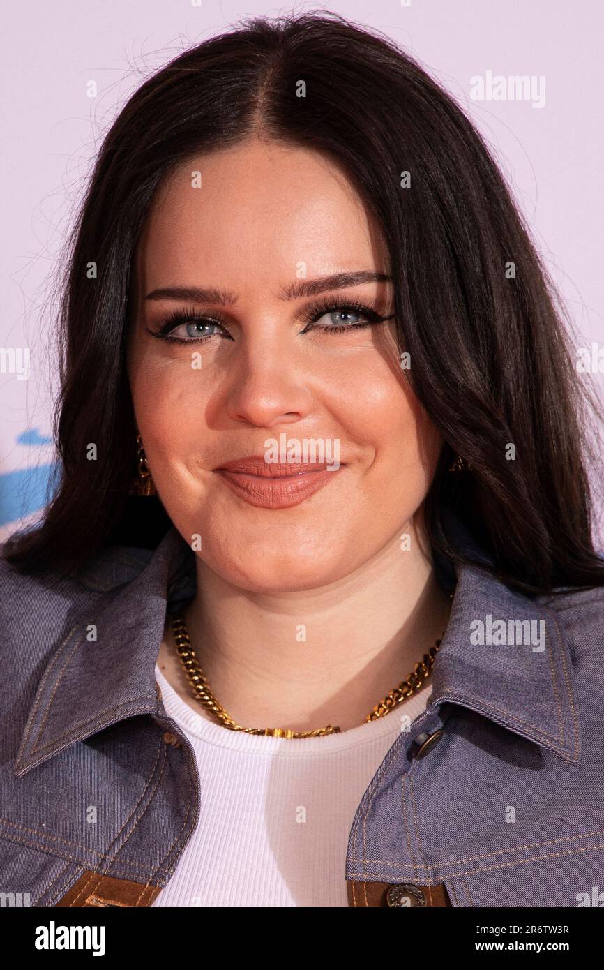 Anne-Marie poses for photographers upon arrival at the Capital FM ...