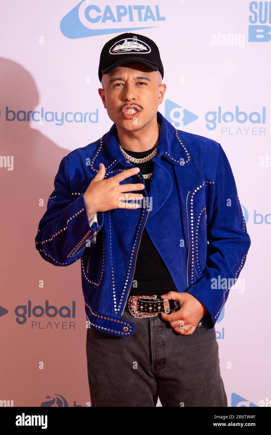 Jax Jones poses for photographers upon arrival at the Capital FM ...