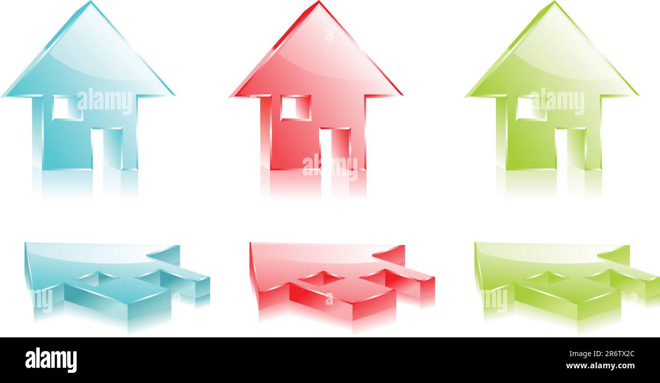 Vector illustration of house simbol Stock Vector Image & Art - Alamy