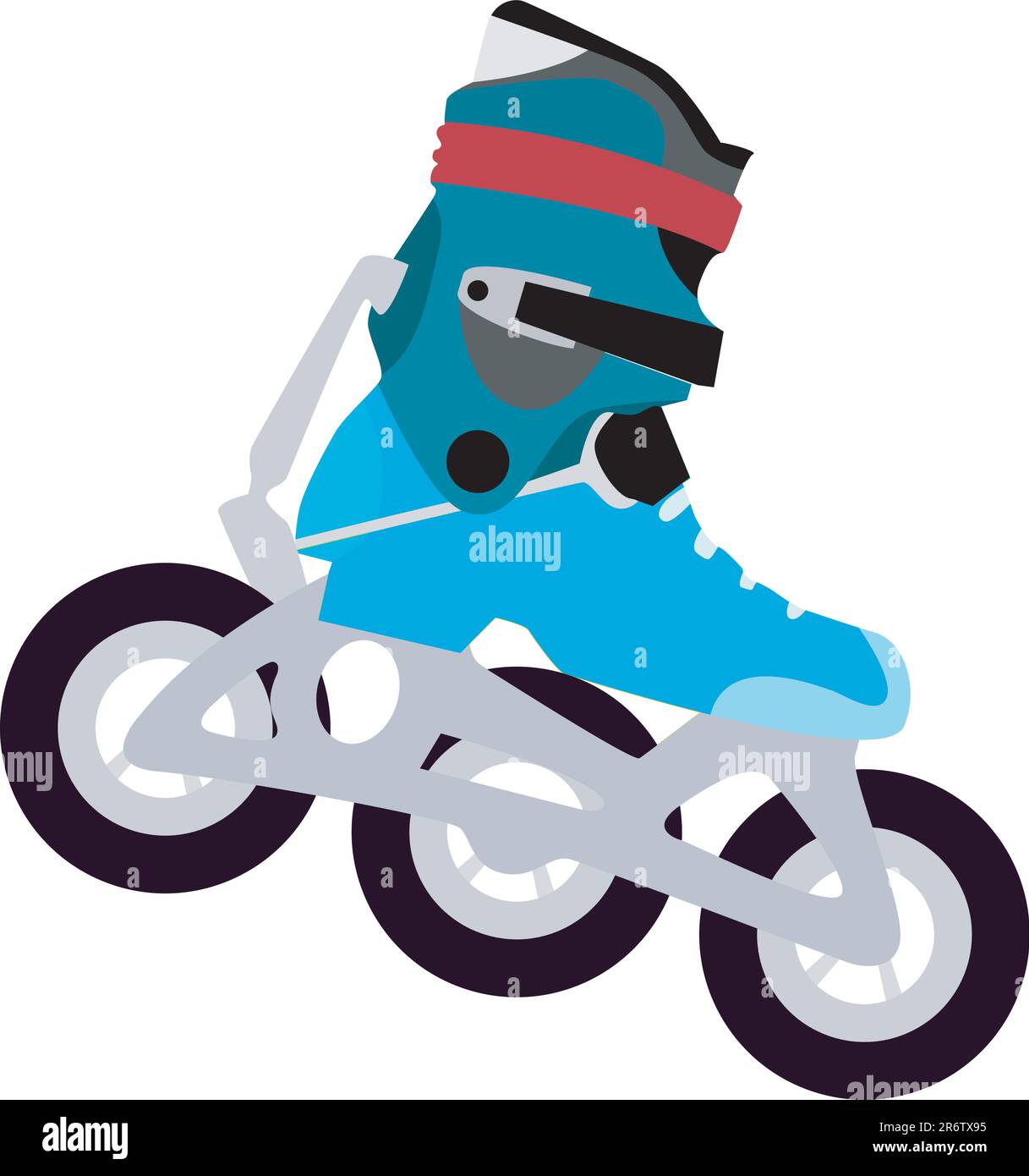 a computer generated illustration about rollerblade Stock Vector Image ...