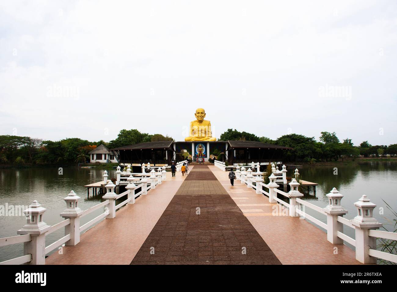 Luang Pu Thuat buddhist saint or monk reverend grandfather Tuad statue ...