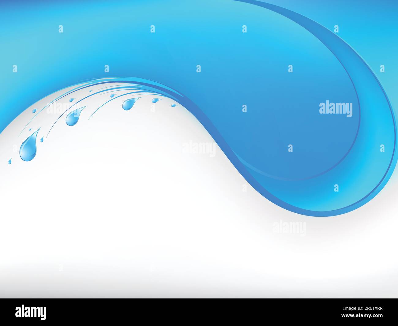 Water drops - abstract background with place for your text Stock Vector ...