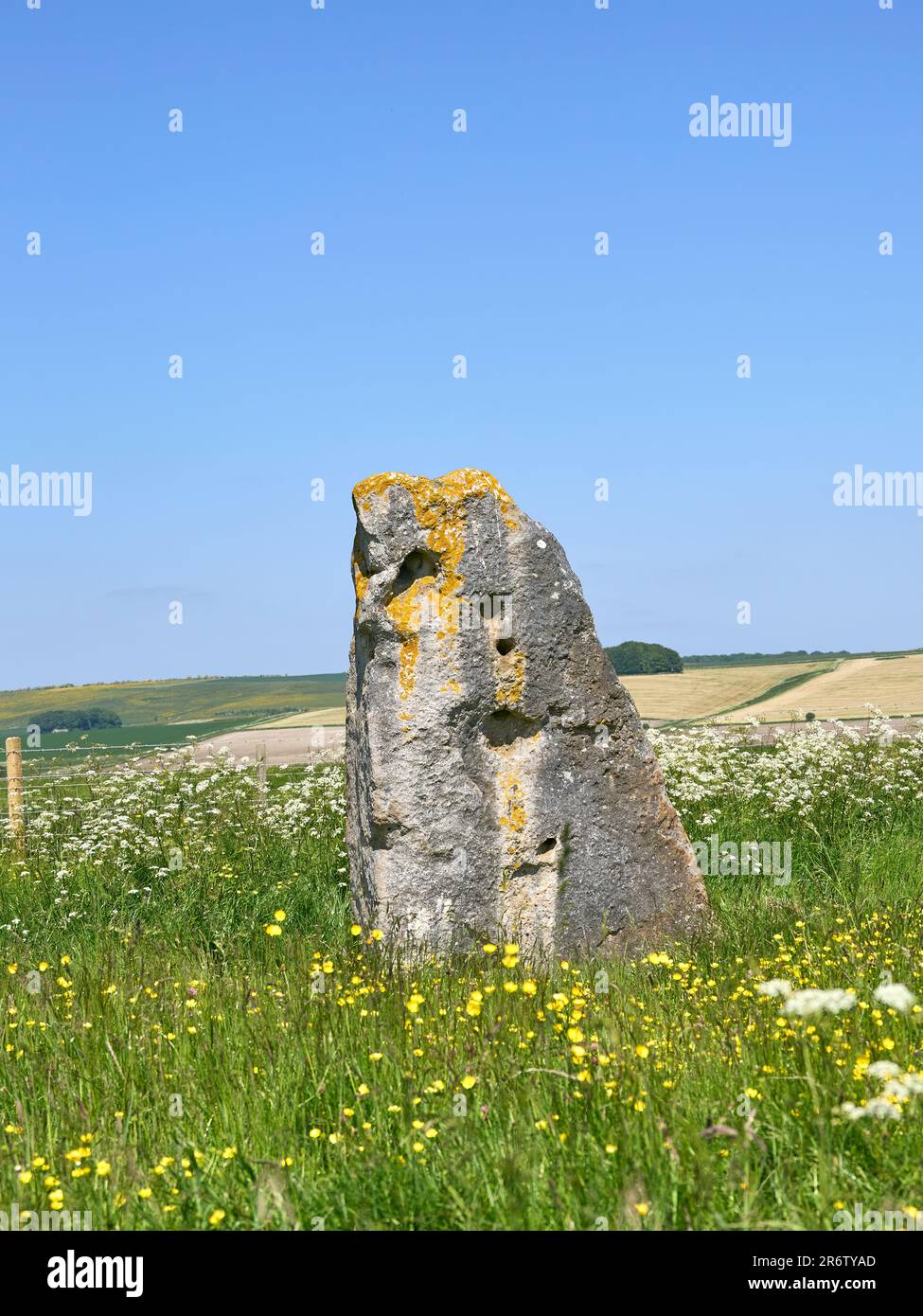 Avebury neolithic henge and stone circles Wiltshire Stock Photo - Alamy