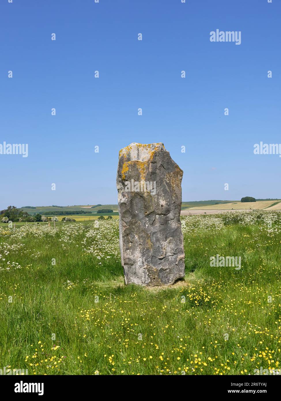 Avebury neolithic henge and stone circles Wiltshire Stock Photo - Alamy