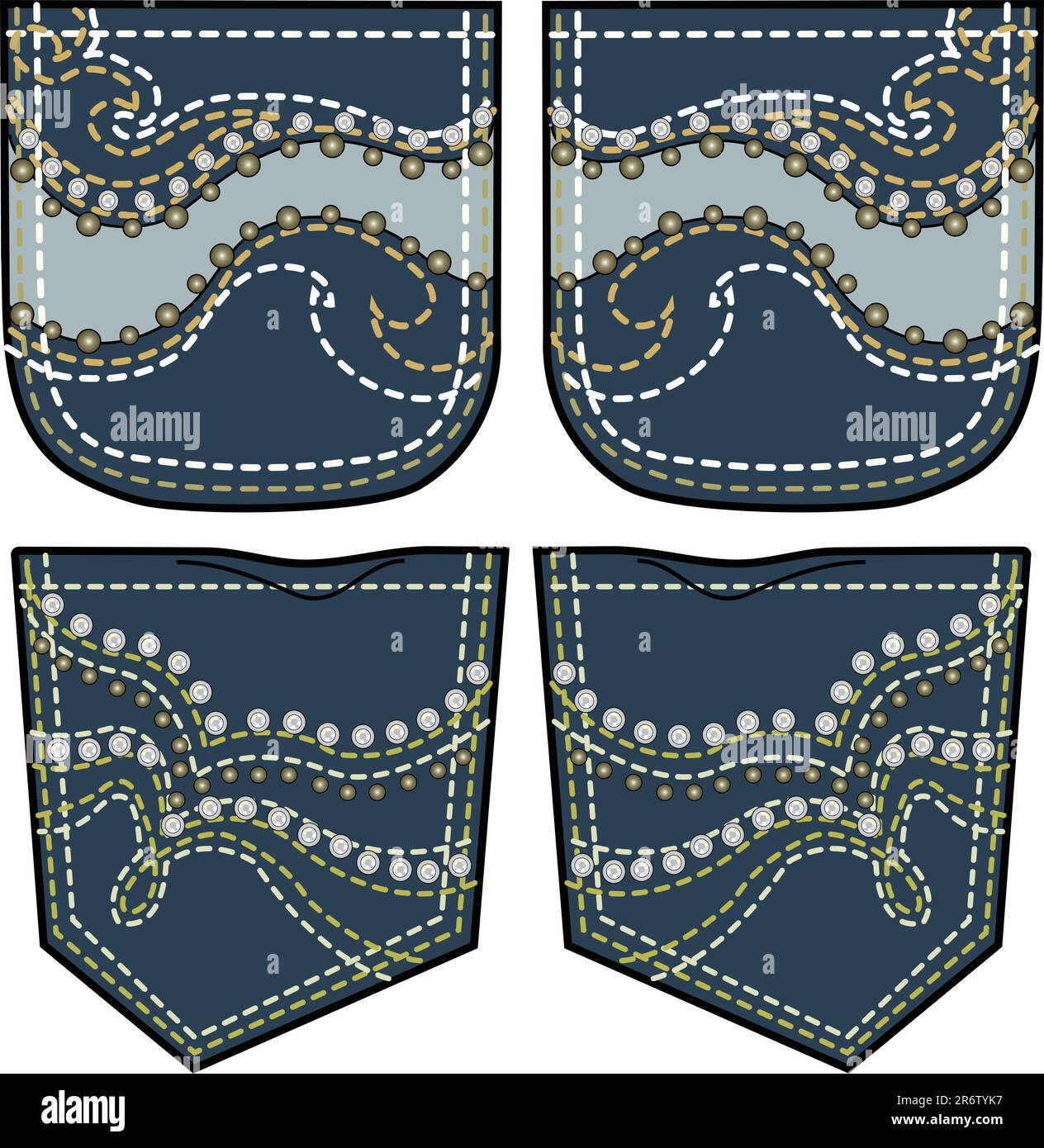 Girl stitching Stock Vector Images - Alamy