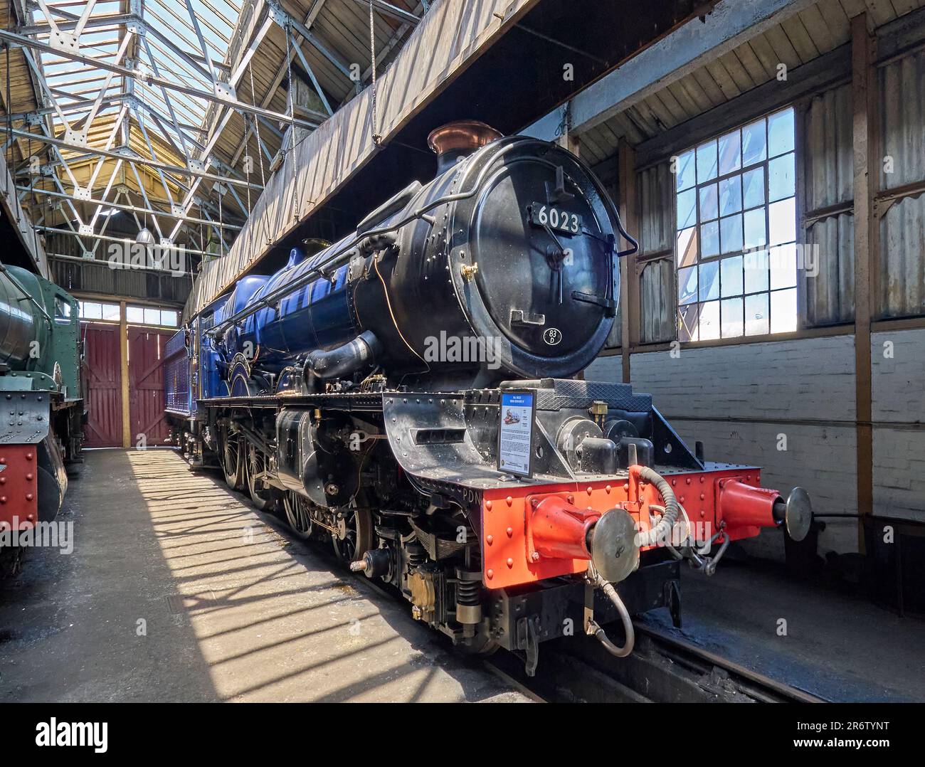 Didcot Railway Centre steam engine 6023 King Edward II home of the Great Western Railway Society ...