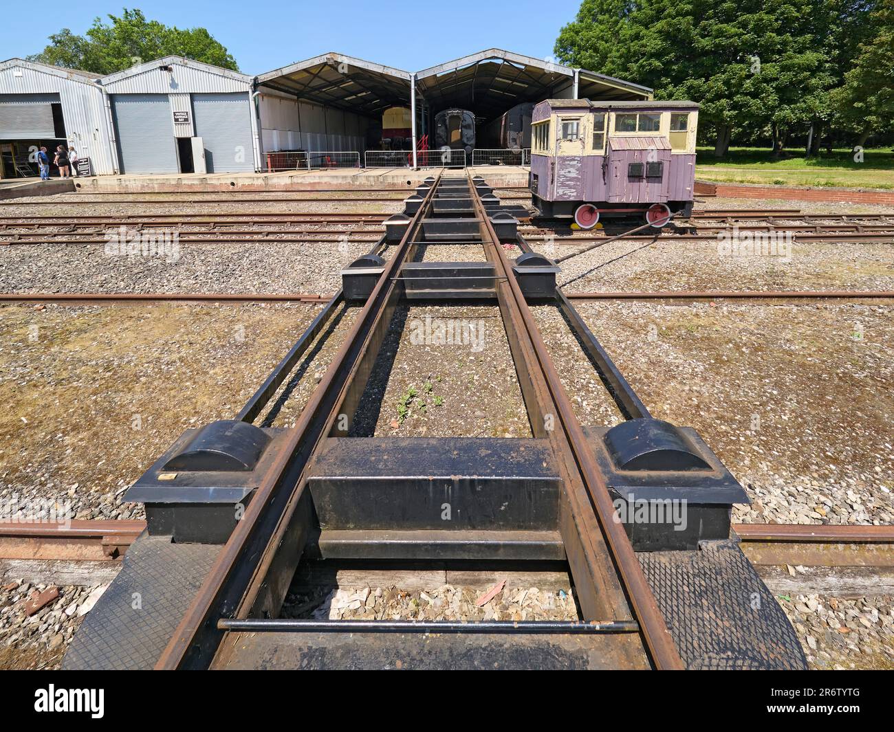 Didcot Railway Centre Carriage Shed Traverser home of the Great Western ...