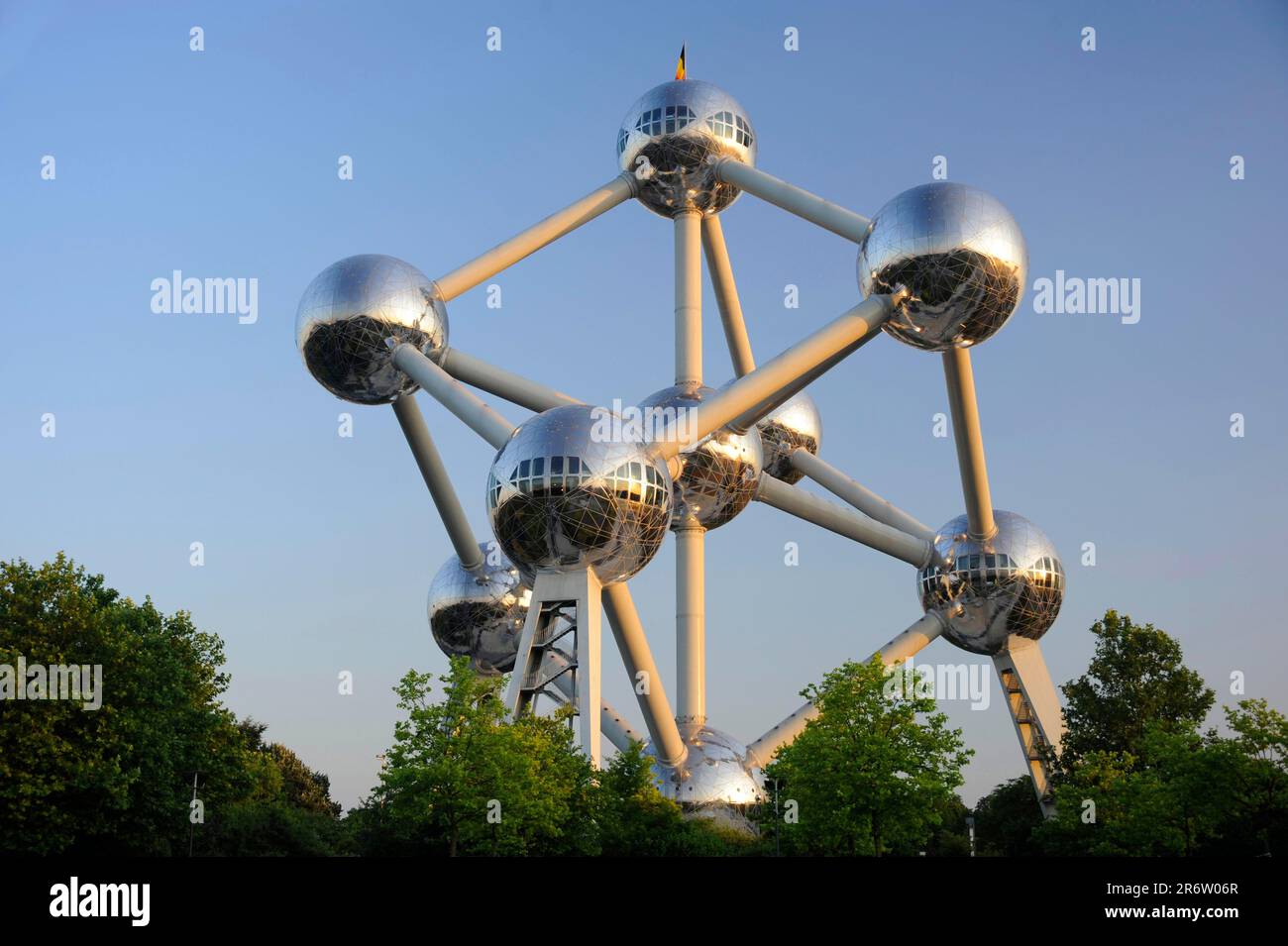 Atomium, iron molecule, World Exposition 1985, Heysel Plateau, Laeken ...