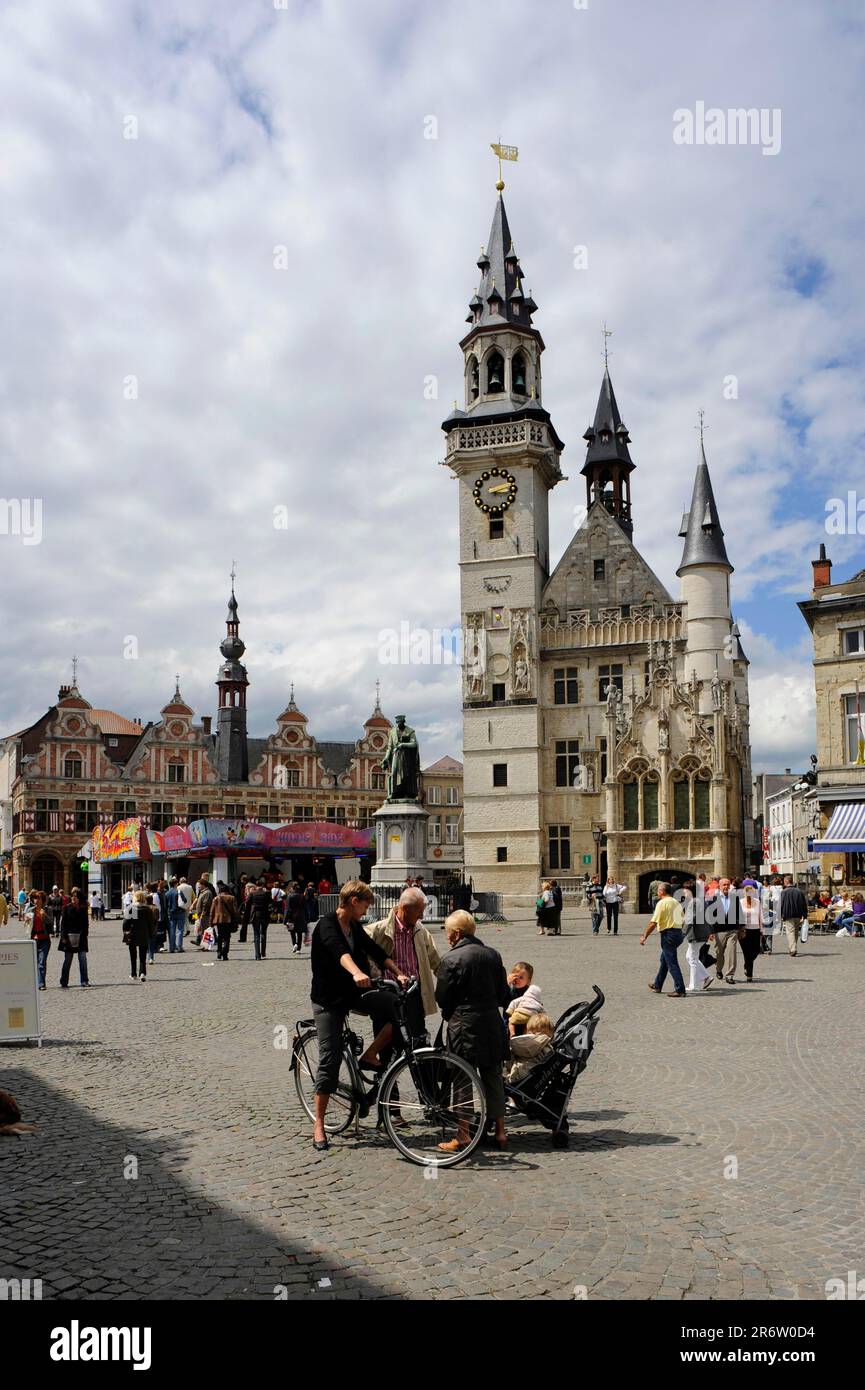 City Hall, Aalst, East Flanders, Belgium, Flanders Stock Photo - Alamy