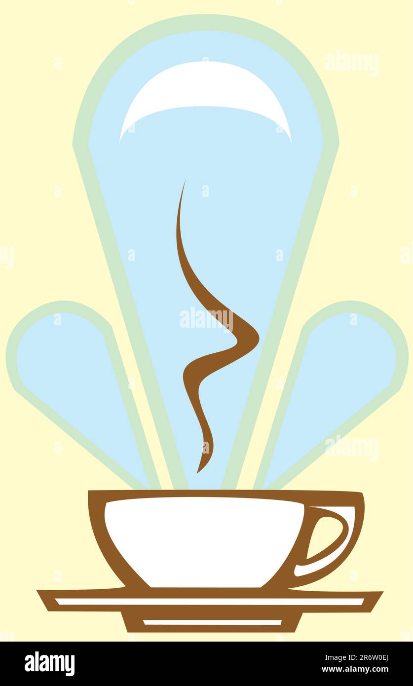 Cup espresso coffee from Stock Vector Images - Alamy