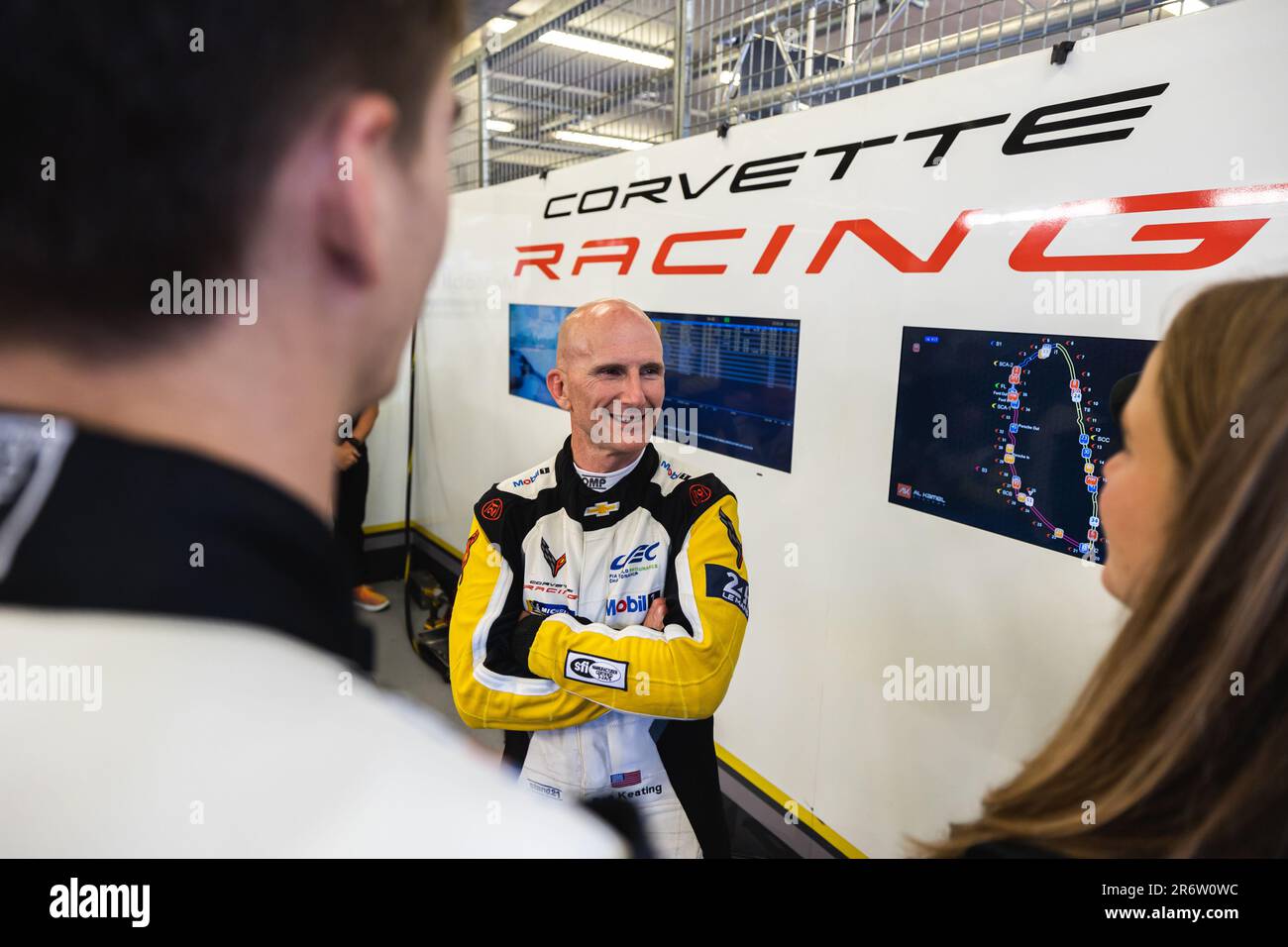 KEATING Ben (usa), Corvette Racing, Chevrolet Corvette C8.R, portrait ...