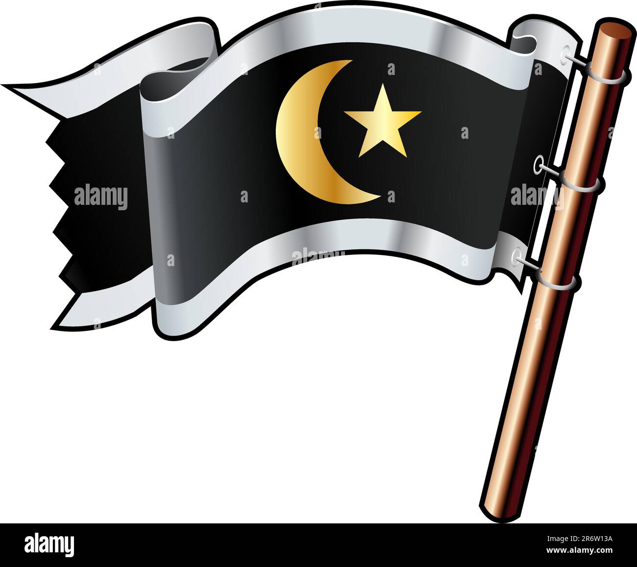 Gold star flag Stock Vector Images - Alamy