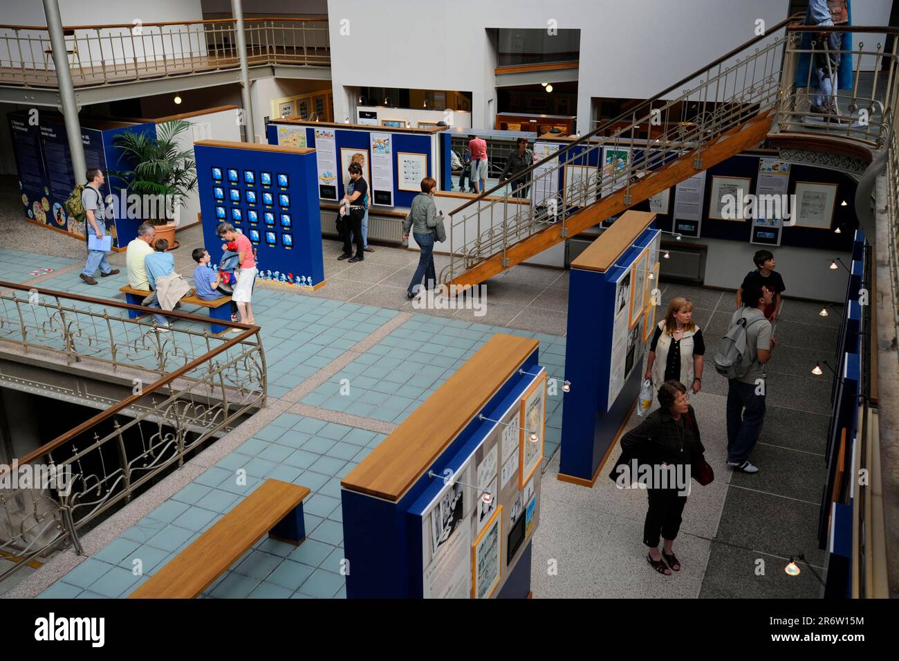 Exhibition at the Comic Strip Museum, Brussels, Belgium Stock Photo - Alamy