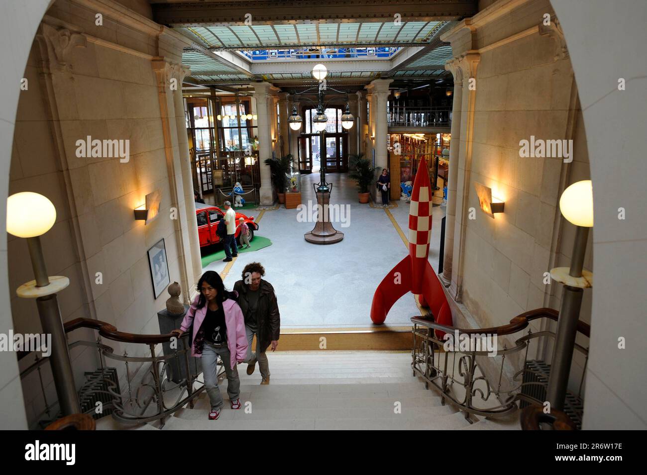 Comic Museum, Brussels, Belgium Stock Photo - Alamy