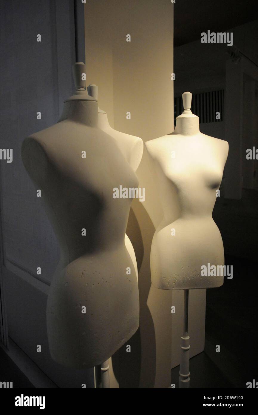 Exhibition at the Fashion Museum, Antwerp, Flanders, Belgium Stock ...