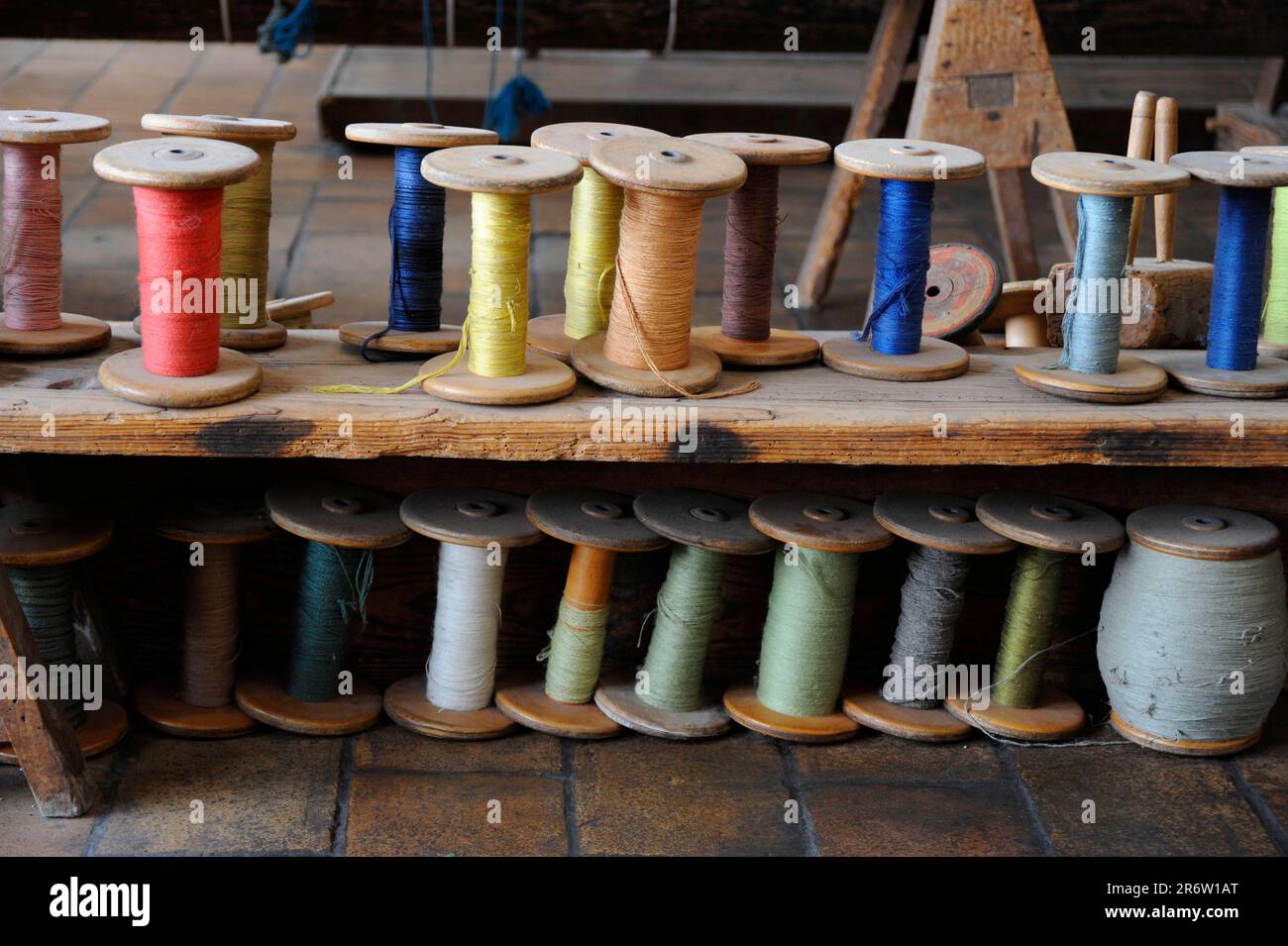 Spindles, Flanders, MIAT, sewing thread, thread spools, Museum of ...