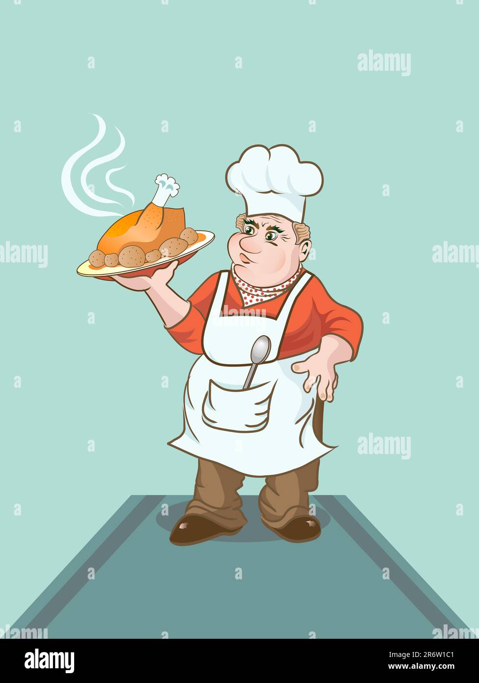 Chicken carpet Stock Vector Images - Alamy