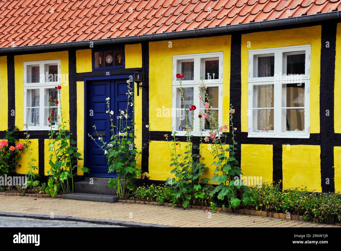 House, Ronne, Bornholm, Denmark Stock Photo - Alamy