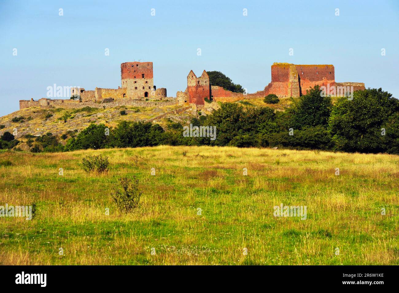 Hammershus Castle, Bornholm, Denmark Stock Photo - Alamy