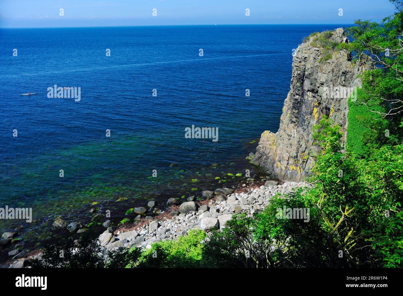 Cliff formation Jons Kapel, Bornholm, Denmark Stock Photo - Alamy