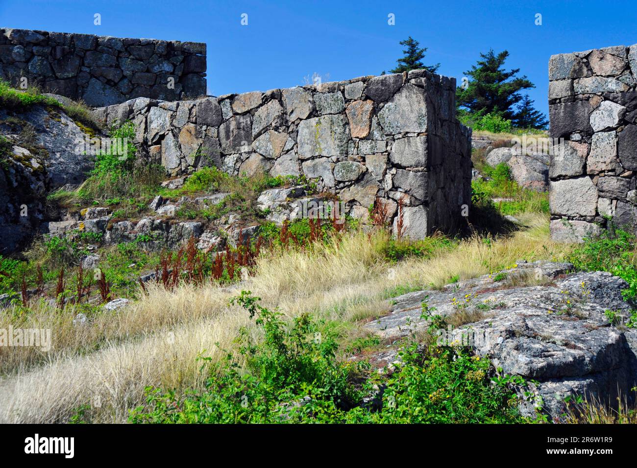 Fortress, Christianso Island, Denmark, Pea Islands, Bastion Stock Photo ...