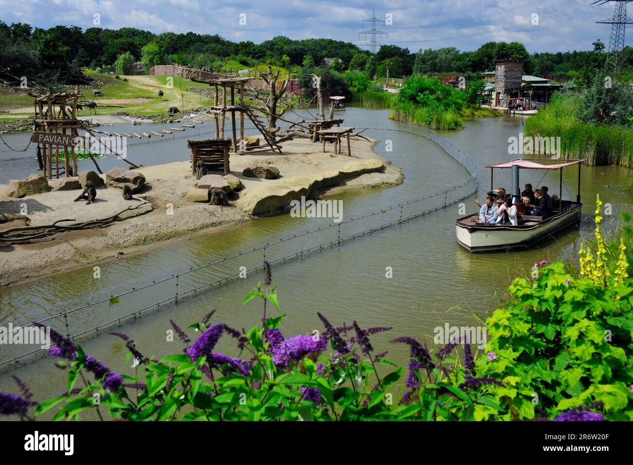 Boat safari, ZOOM Erlebniswelt, Gelsenkirchen, North Rhine-Westphalia ...
